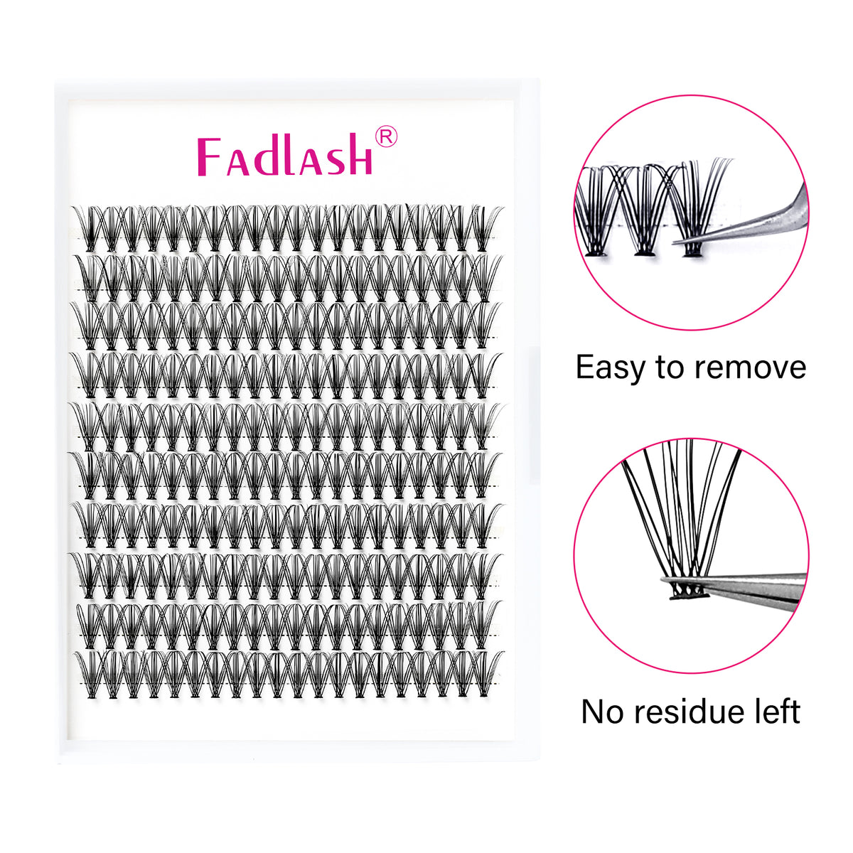 Step by Step to Apply DIY Lashes | Fadlash