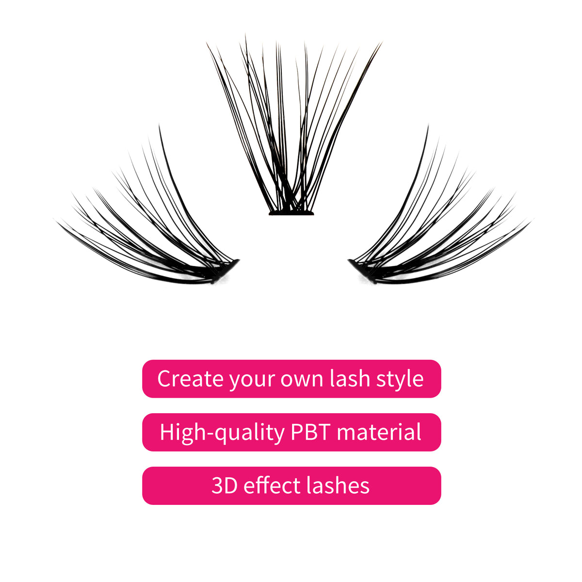 30P DIY Cluster Lashes Extensions | Fadlash